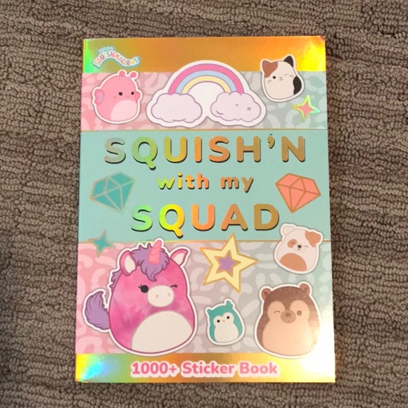 Squishmallows | Toys | Squishmallows Sticker Book Squishn With My Squad ...